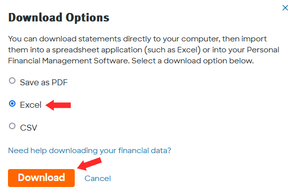 Discover XLS to OFX Conversion for YNAB